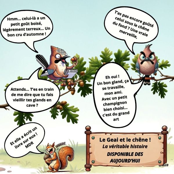 Le Geai et le Chêne : la véritable histoire